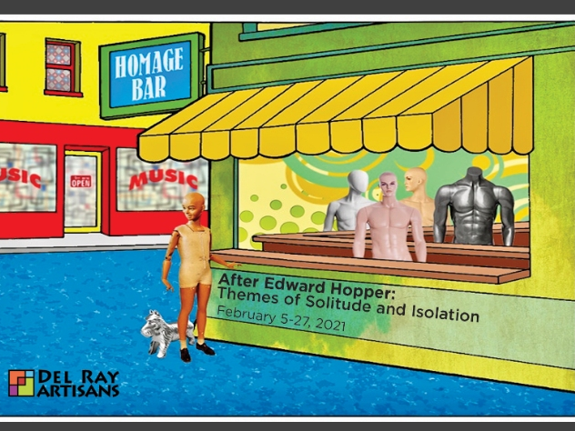 After Edward Hopper: Themes of Solitude and Isolation Art Exhibit | Del ...