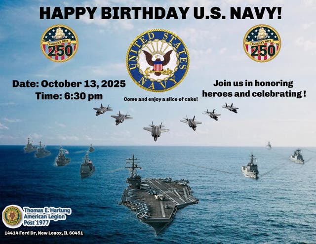 Happy 250th Birthday NAVY! | New Lenox, IL Patch