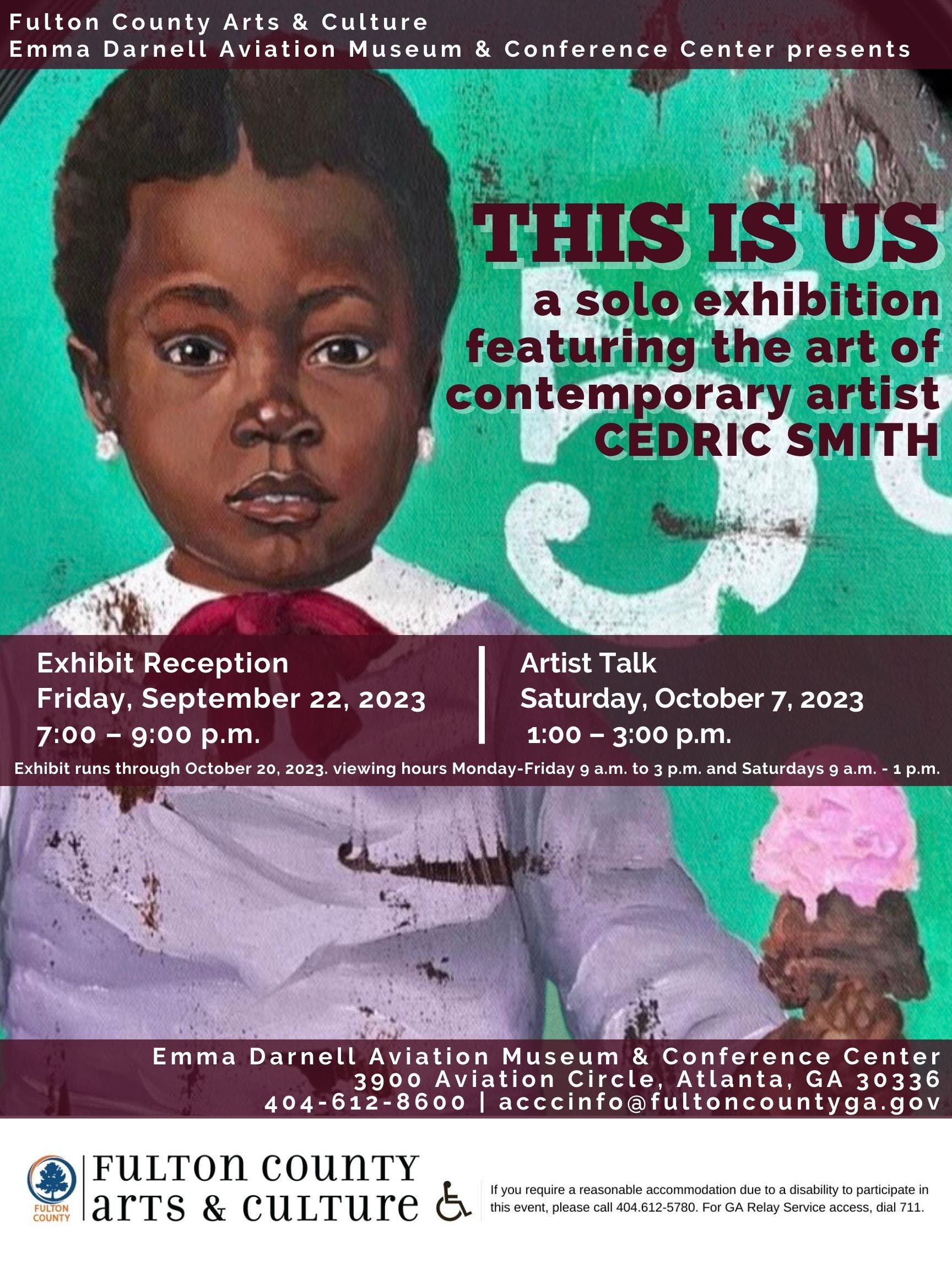 Sep 22 | "This is Us" Featuring The Works of Cedric Smith Exhibit ...