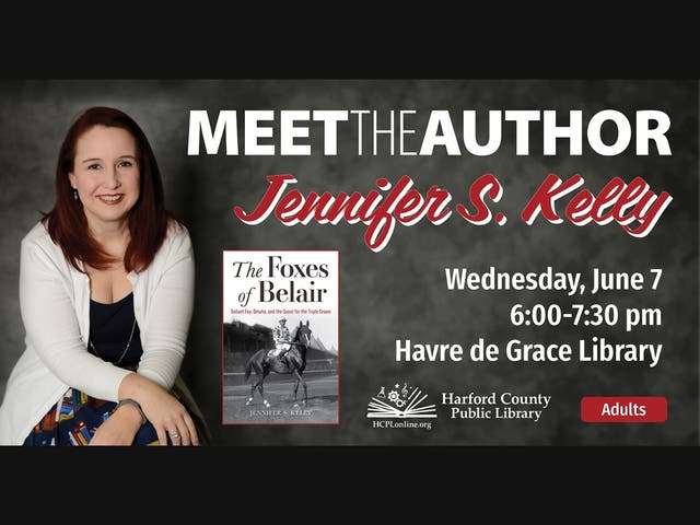 HCPL Hosts Turf Writer Jennifer S. Kelly at Meet the Author Event ...