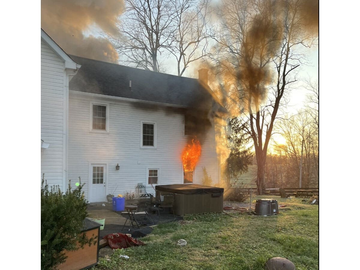 Fire Damages Farmhouse In MoCo, Owner Injured | Rockville, MD Patch