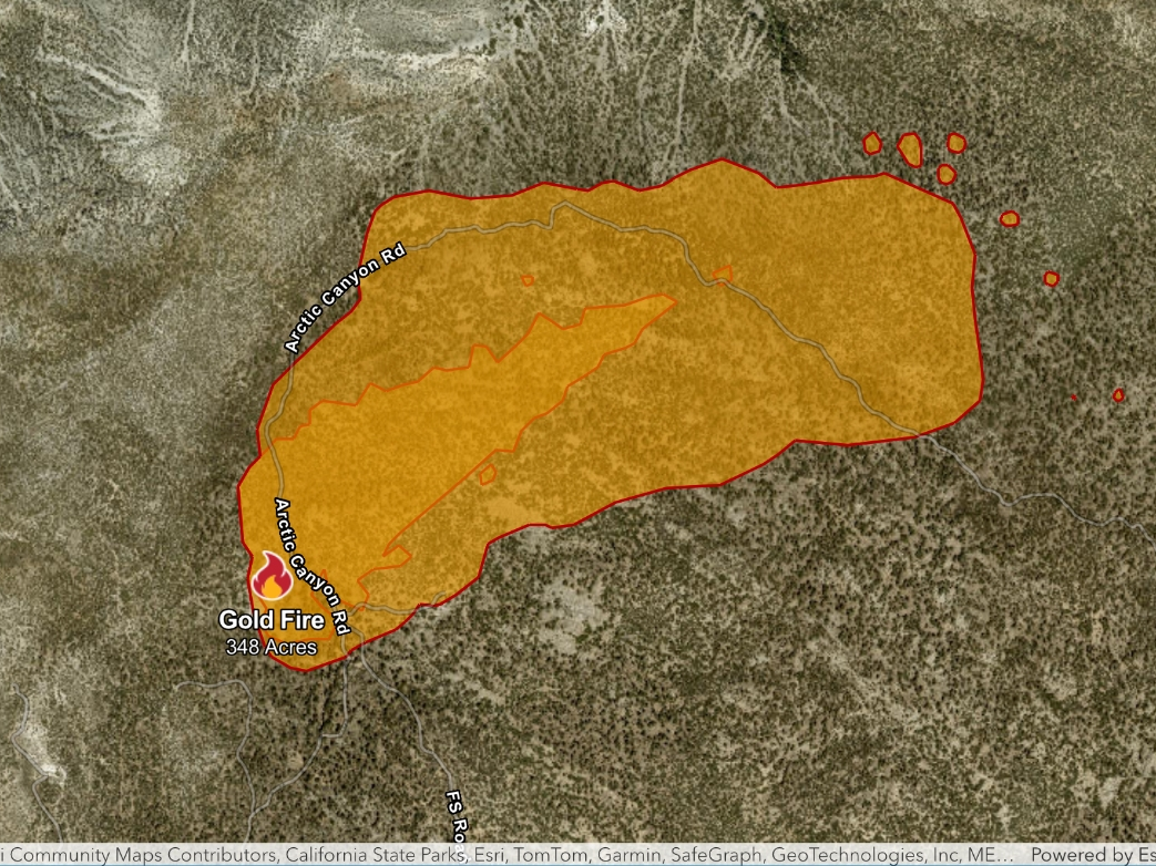 Big Bear Fire Map: See Gold Fire Perimeter, Evacuation Areas | Los ...