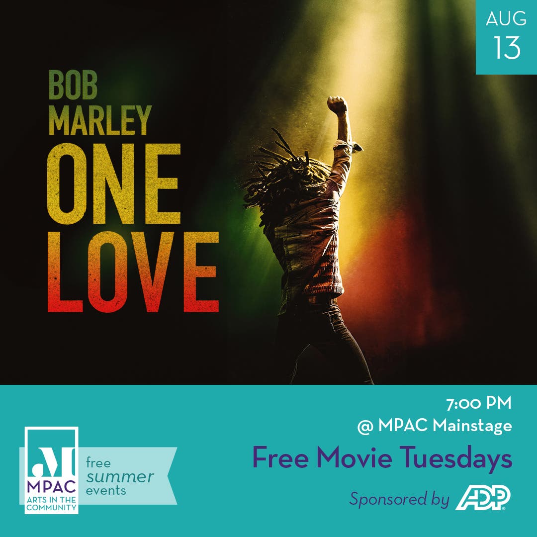 Aug 13 | Free Movie Tuesdays: Bob Marley – One Love | Morristown, NJ Patch