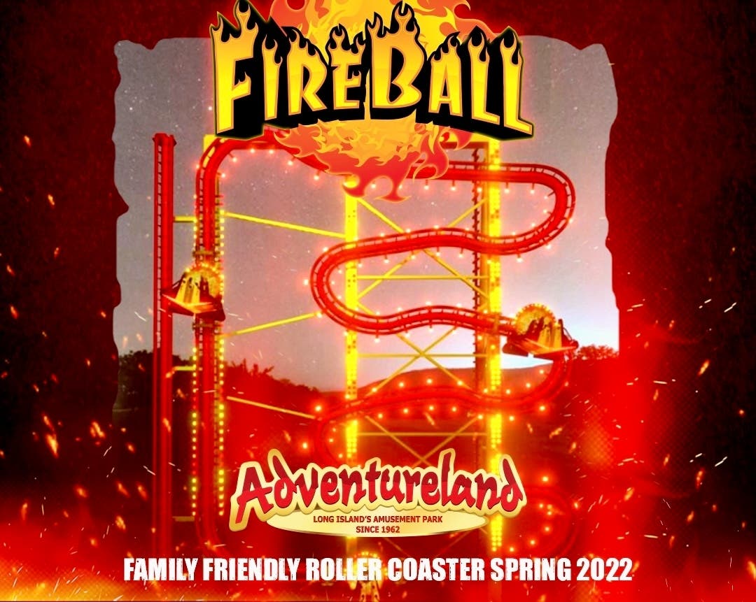 Adventureland's Newest Rollercoaster 'FireBall' Opened This Weekend ...