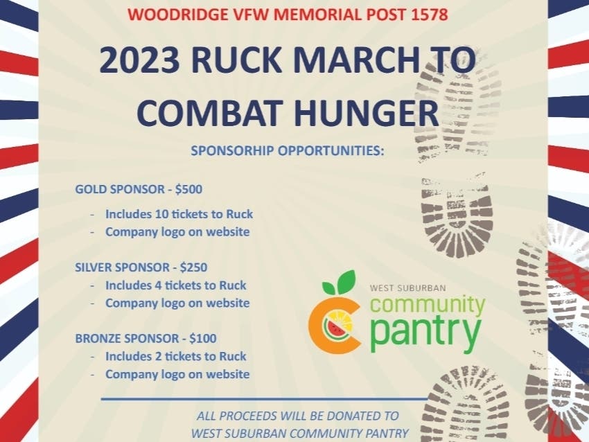 Ruck March to Combat Hunger | Woodridge, IL Patch