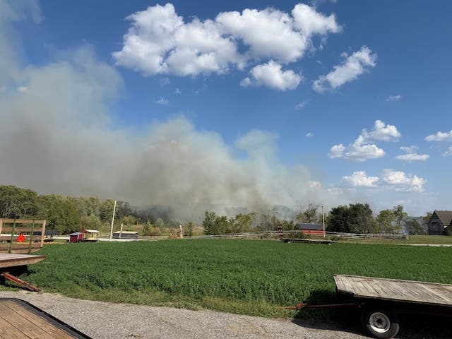 Brush Fire Consumes 40 Acres, Takes Crews Hours To Put Out: Beecher ...