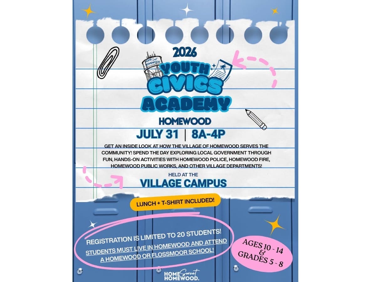 Registration Open Now For Homewood Youth Civics Academy | Homewood, IL ...