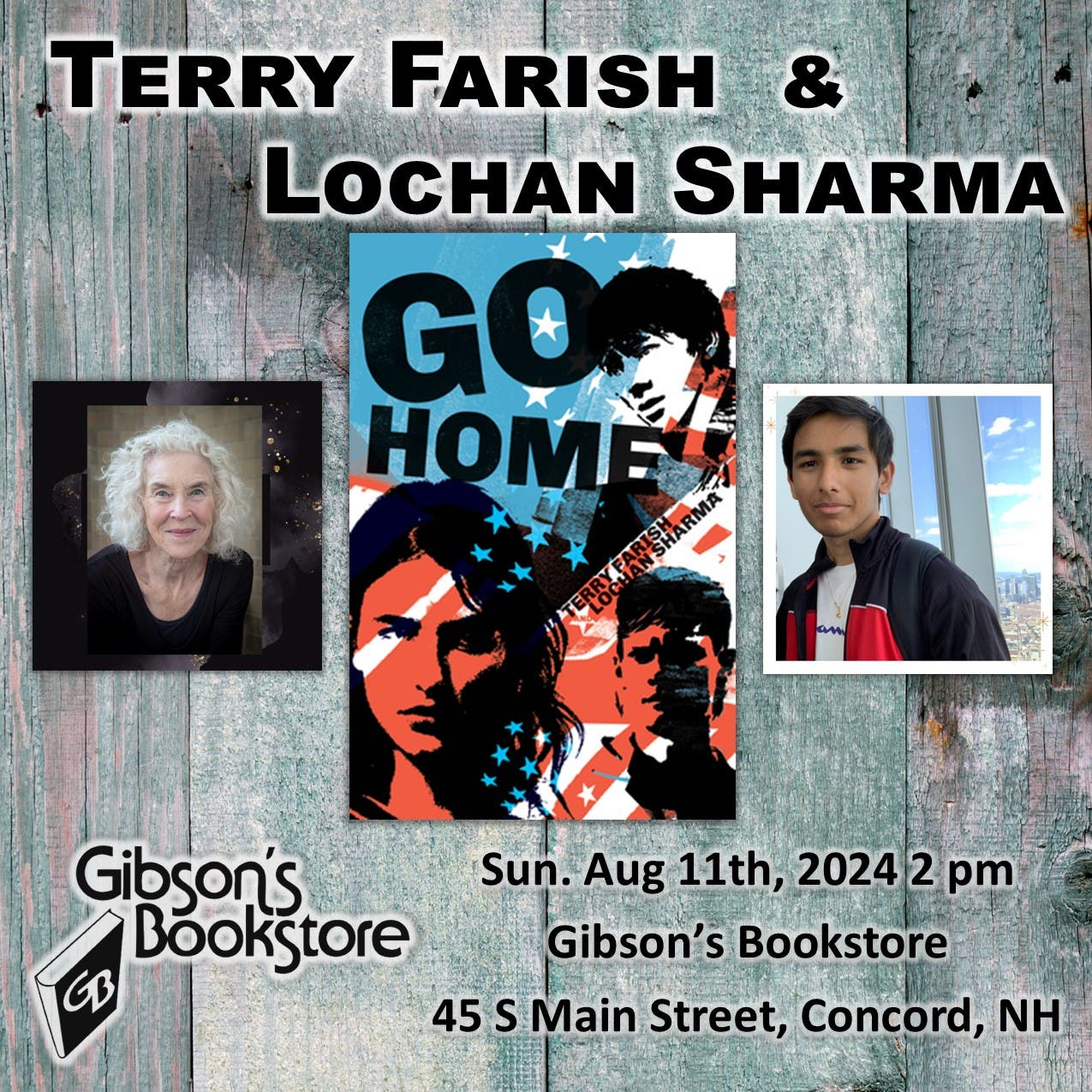 Aug 11 | Terry Farish, with co-author Lochan Sharma, presents Go Home ...