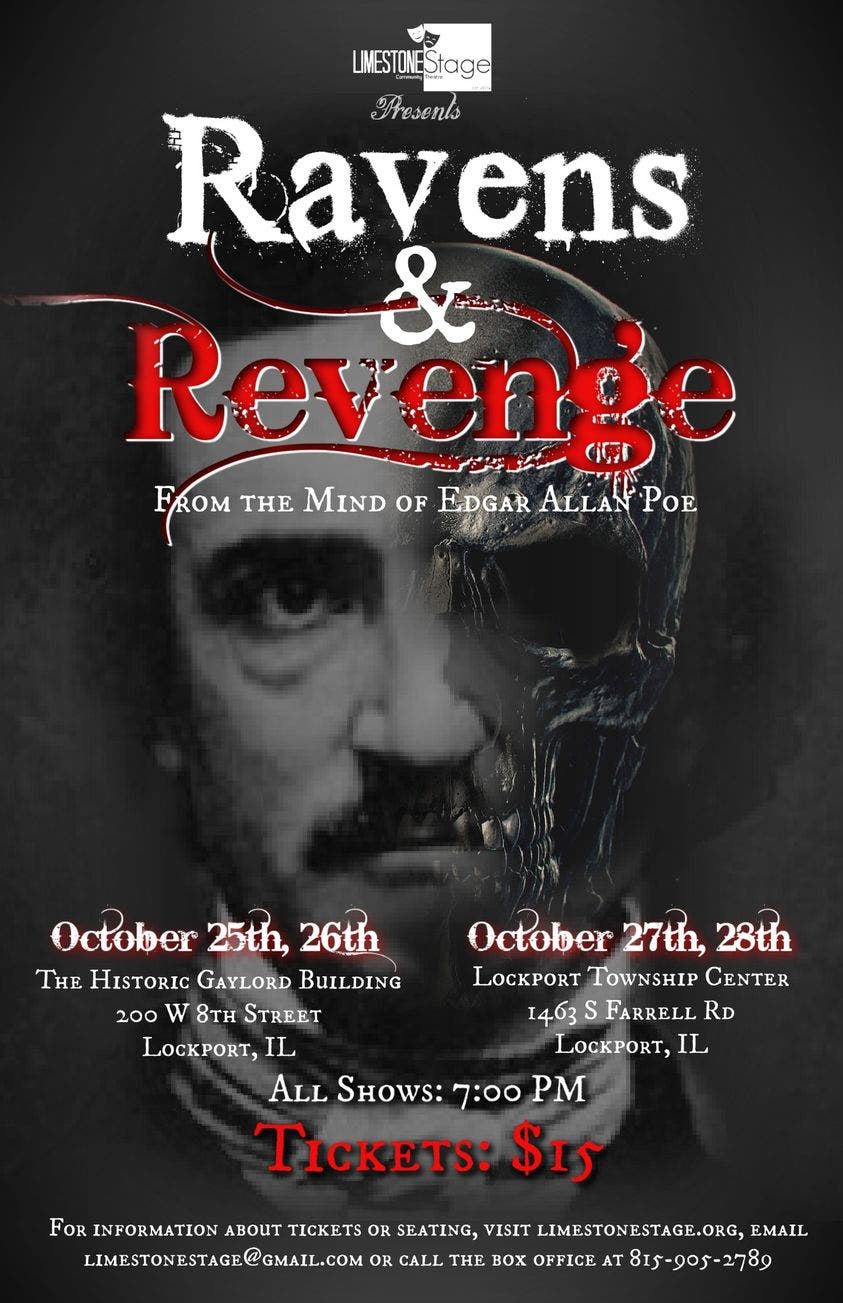 Oct 27 | Ravens & Revenge -- From the Mind of Edgar Allan Poe | Homer ...
