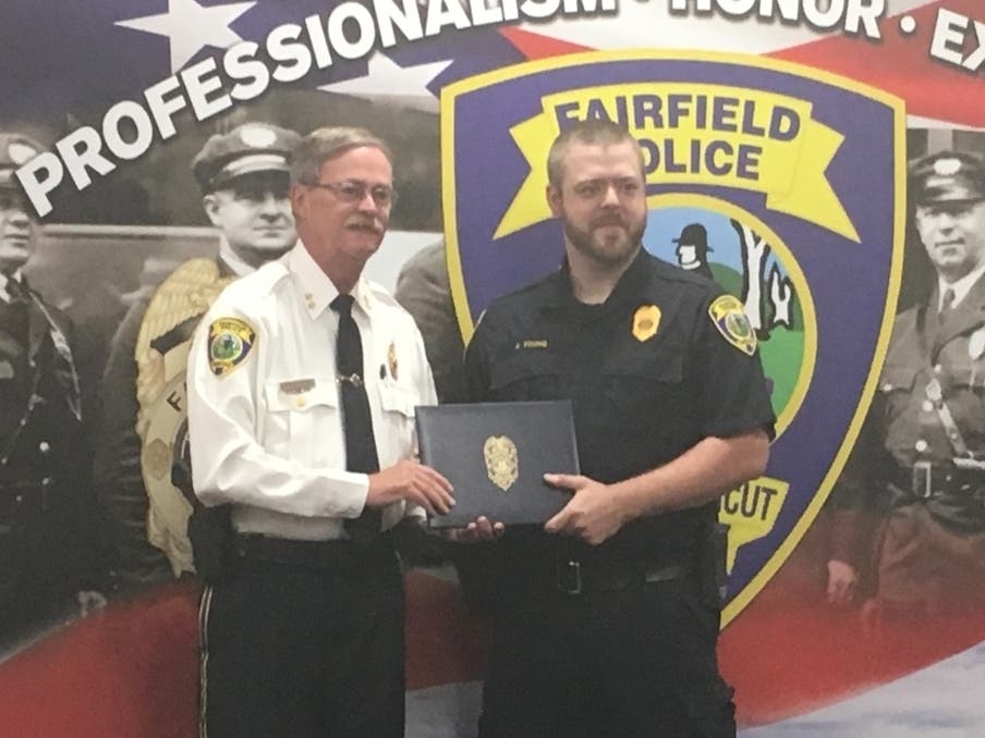 Fairfield Police Officer Gets Award For Saving Woman's Life | Fairfield ...