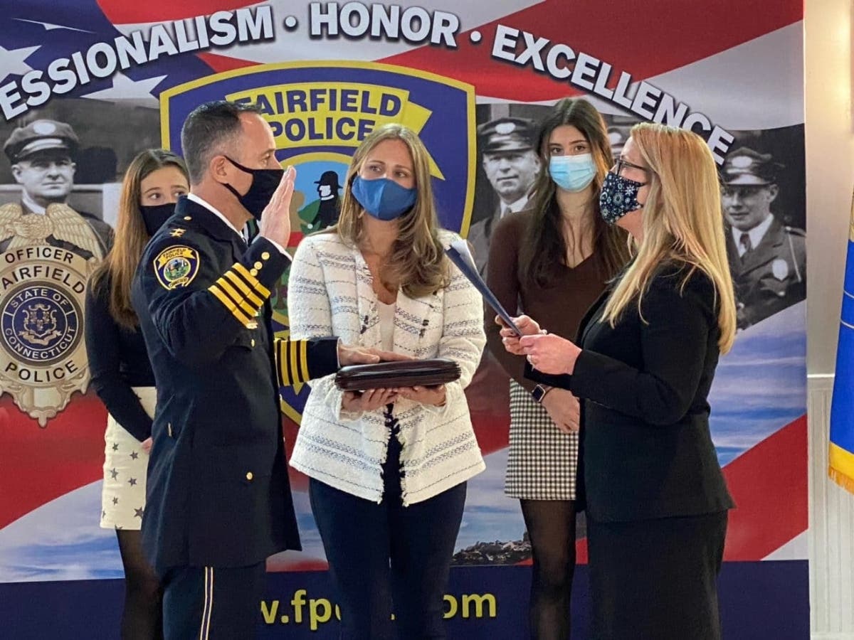 Kalamaras Sworn In As Fairfield Police Chief | Fairfield, CT Patch