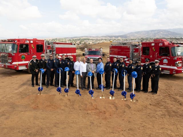Beaumont Breaks Ground On New Fire Station For West Side | Banning, CA ...