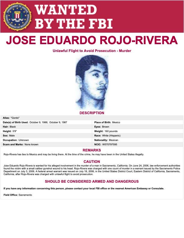 FBI's List Of 30 Most Wanted Killers In California Of 2024 | Across ...