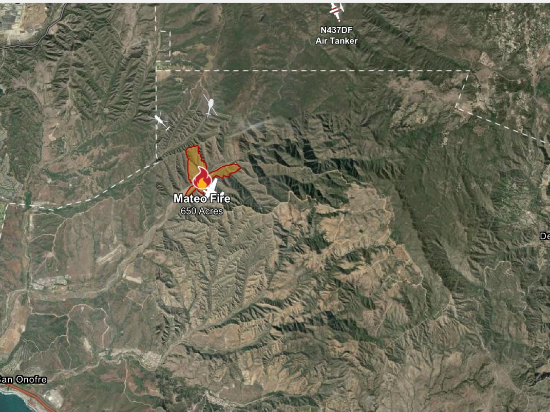 Major Brush Fire Sending Smoke Across Temecula, Murrieta, Lake Elsinore ...