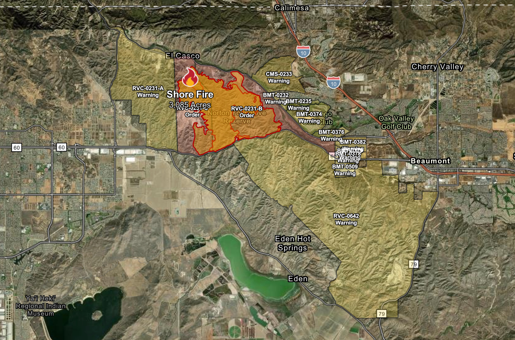 Shore Fire Near Beaumont Swells To Over 3,000 Acres, Evacuations ...